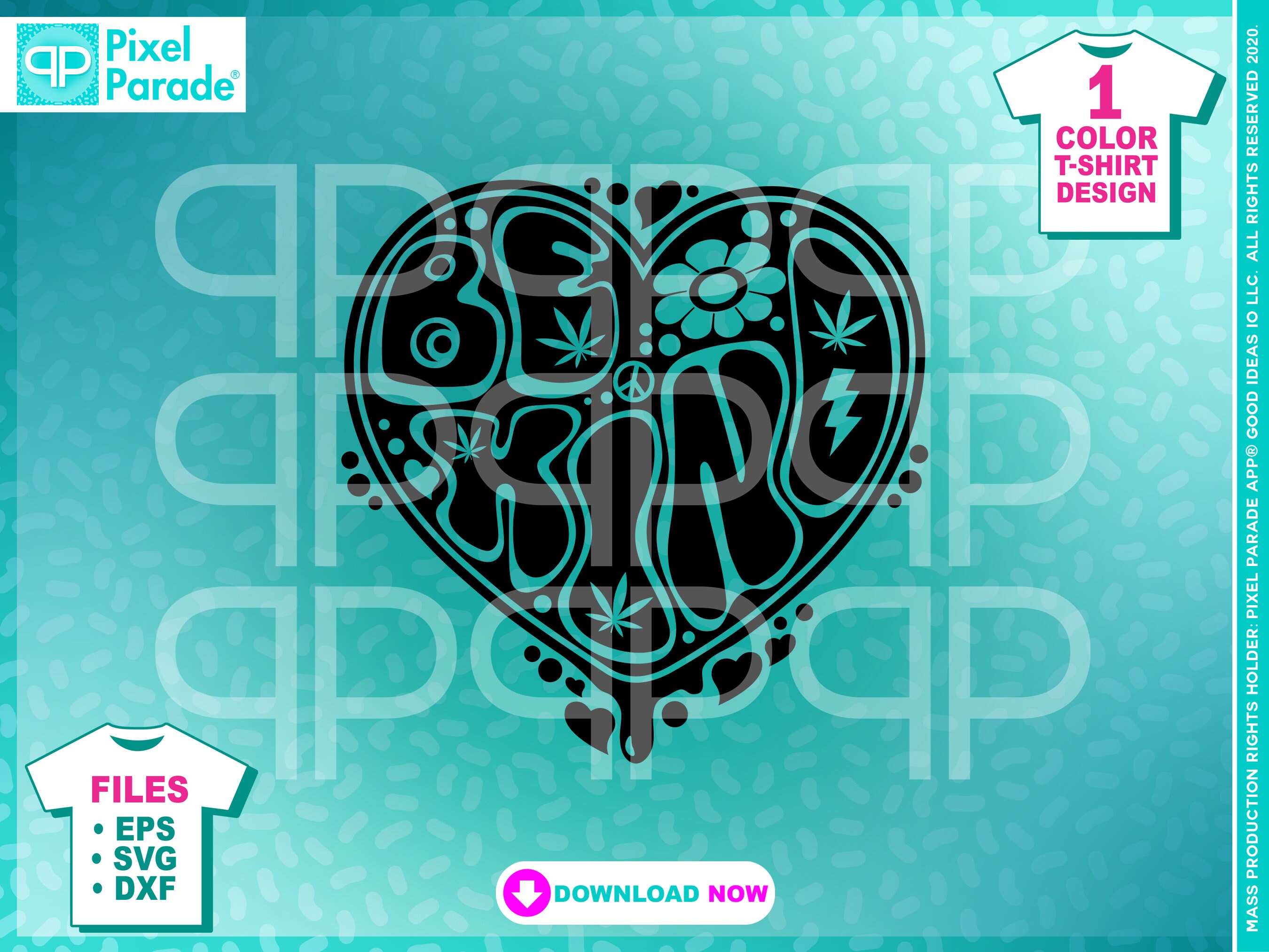 Marijuana Svg , Flowers Svg, Happy Svg be Kind Heart Marijuana Clip Art ...