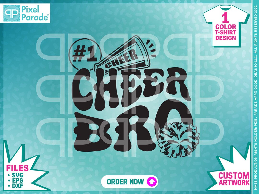 Number One Cheer Bro SVG: Cheerleader Cut Files (digital Download) - Etsy