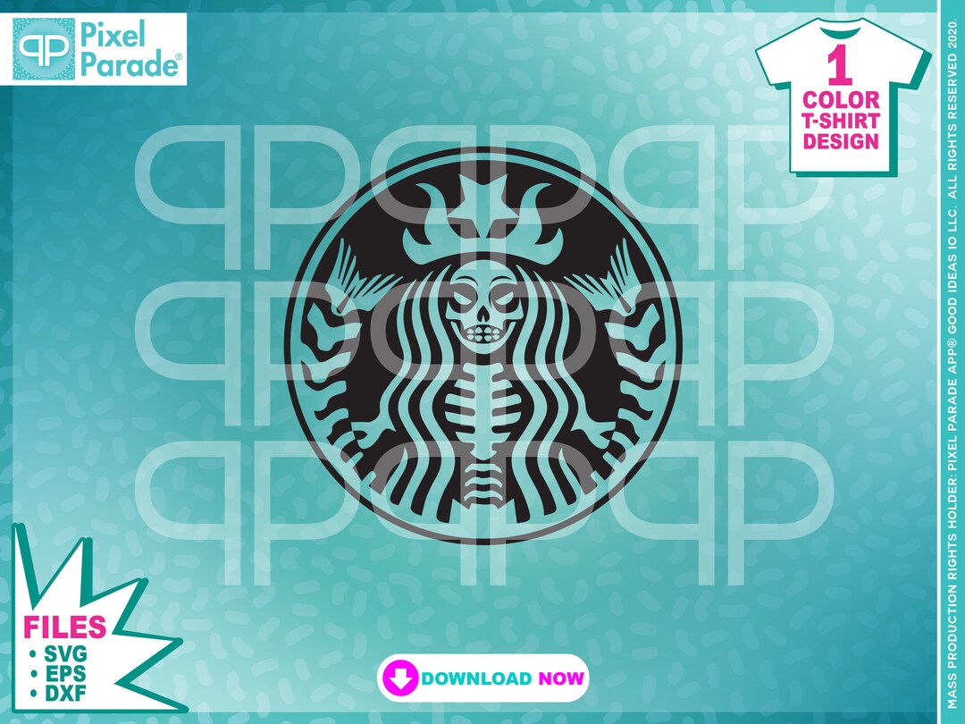 Spooky Star Bucks Skeleton Witch Halloween Basic Witch Skull and Bones ...