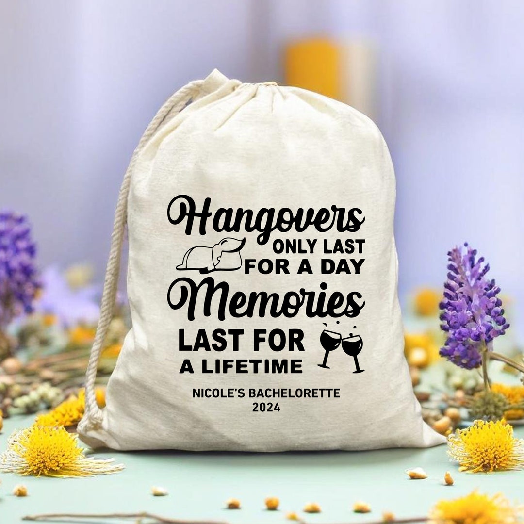 Hangover Kit Bags, Hangover Recovery Kit, Hen Party Favors ...