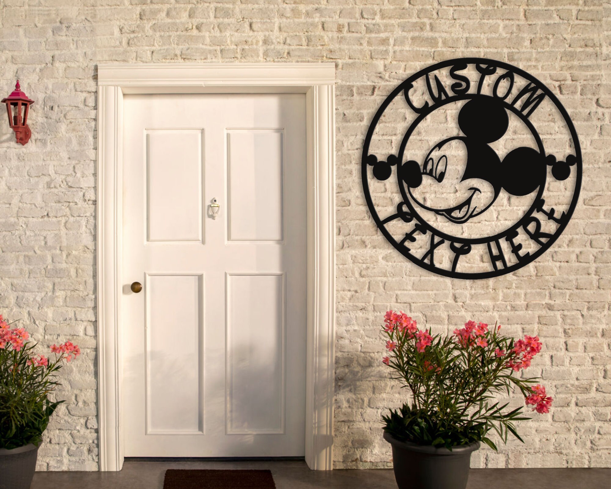 Customized Mickey Metal Sign - Disney Sign - Mickey Wall Art - Mickey ...