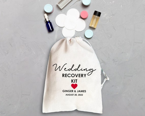 Personalized Wedding Recovery Kit Bags Beach Party Gift - Etsy