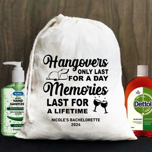Hangover Kit Bags, Hangover Recovery Kit, Hen Party Favors ...