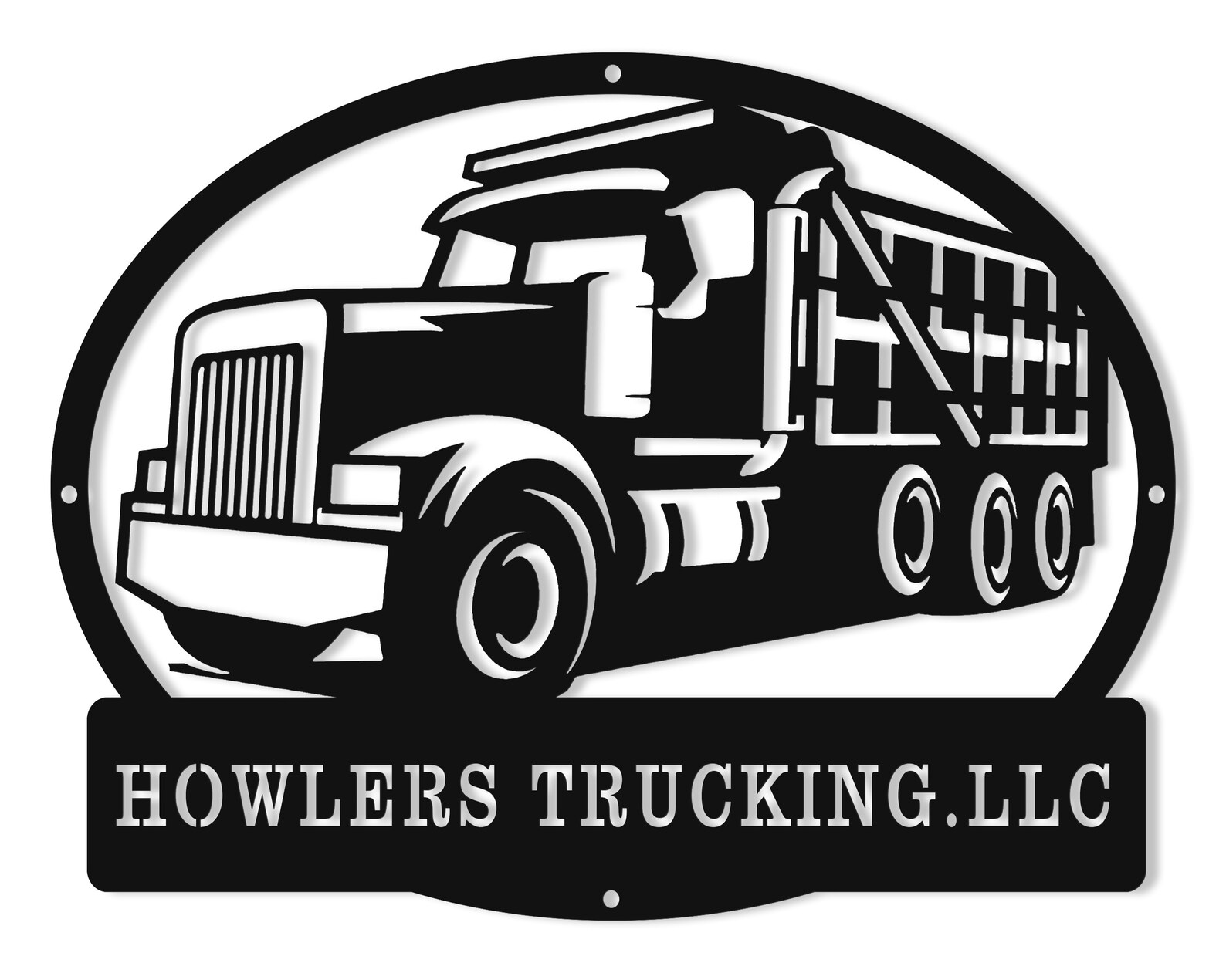 Dump Truck Metal Sign Custom Truck Sign 8 Wheeler Truck - Etsy