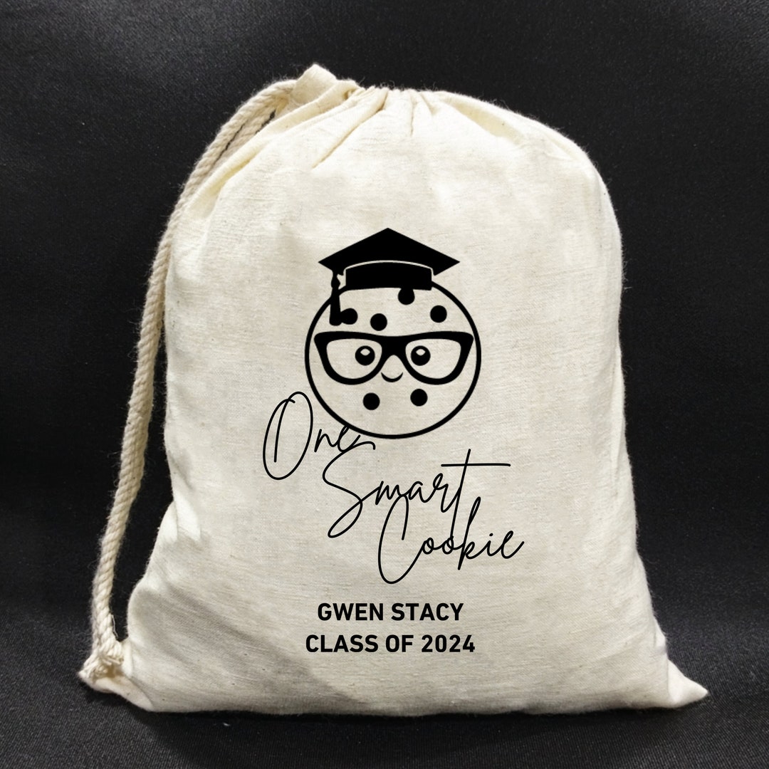 One Smart Cookie Favor Bag, Graduation Favor Bag, Class of 2024 Favor ...