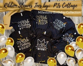 40th Birthday Ribbon - Etsy