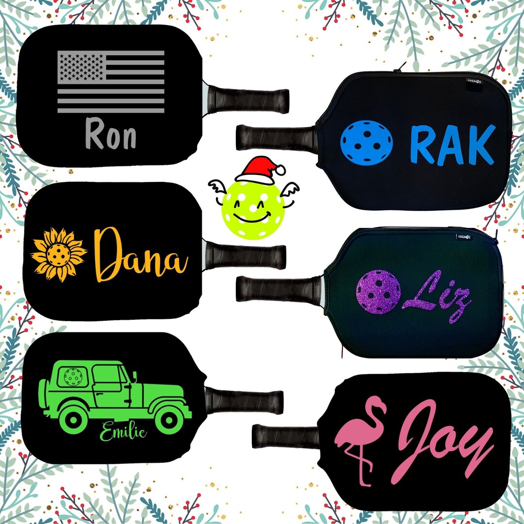 Personalized Pickleball Paddle Cover - Etsy