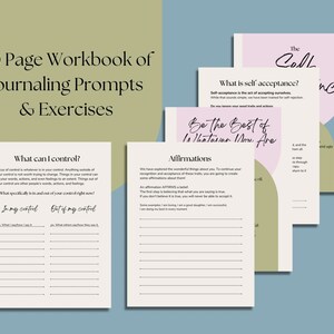 The Self-acceptance Workbook - Etsy