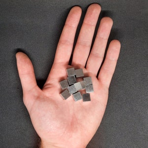 Large Silver or Golden Metal Cubes, 10mm, Tokens for Board Games - Etsy