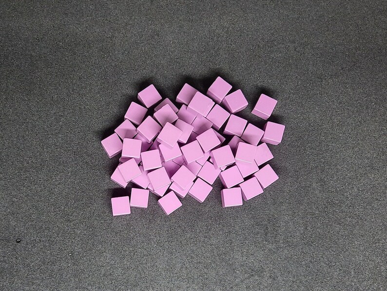 Purple Metal Cubes 8mm Tokens for Board Games - Etsy