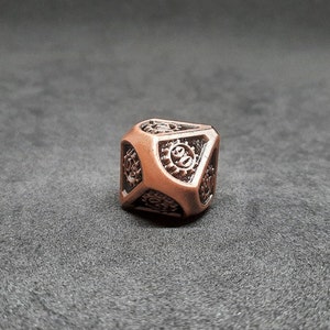 Complete Set of Bronze Metal Dice or Single Dice for Role-playing Games ...