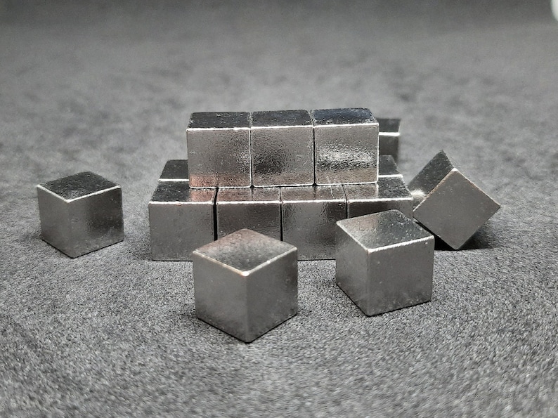 Large Silver or Golden Metal Cubes, 10mm, Tokens for Board Games - Etsy