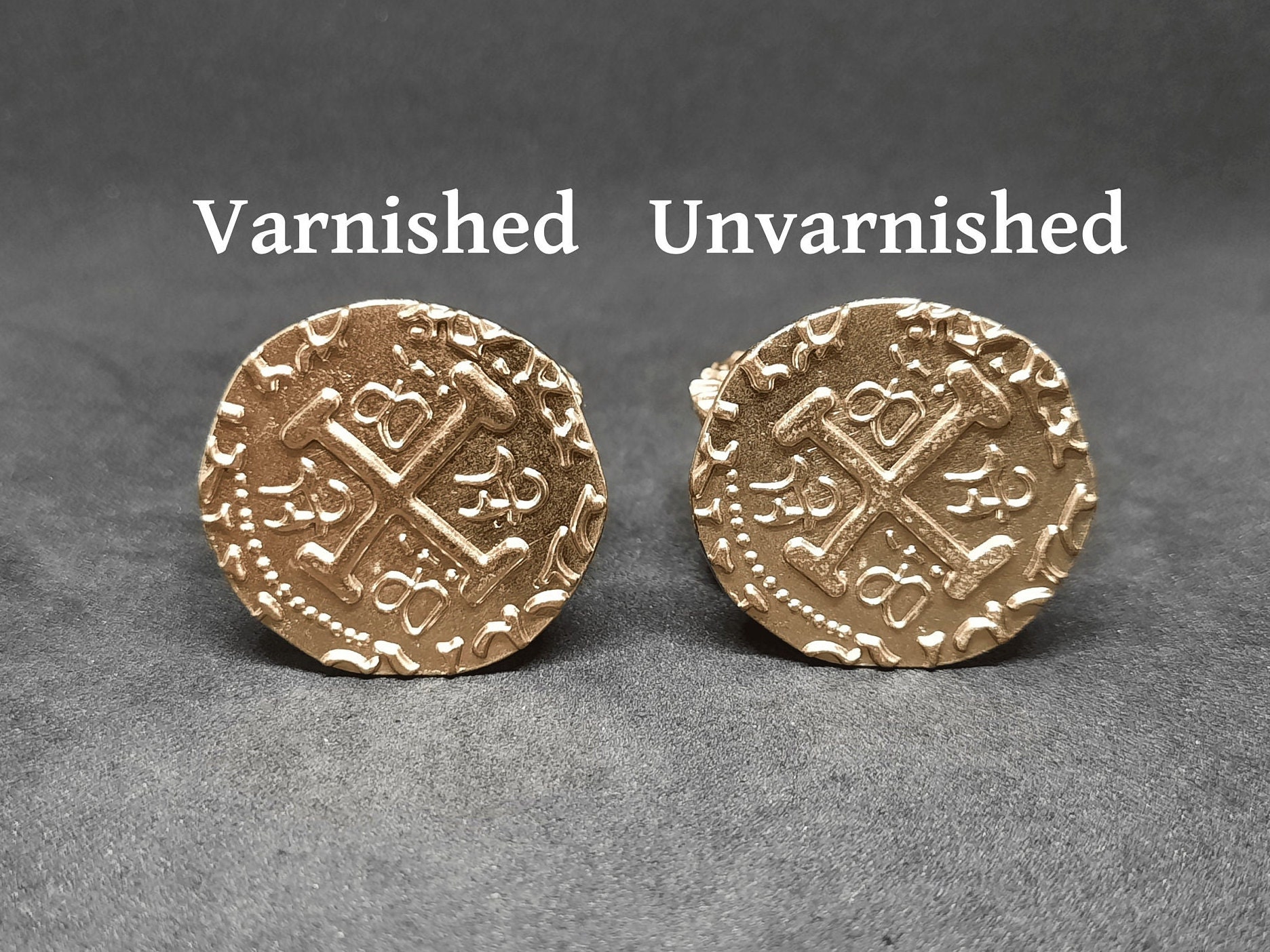 Large Golden Metal Coins 30mm for Pirate Chest or Board Game - Etsy