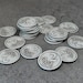 Silver Metal Coins, 22mm, of Value 2 for Board Games, Role Playing ...