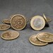 Gold Metal Coins, 25mm, of Value 5 for Board Games, Role Playing Games ...