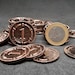 Plated Bronze Metal Coins, 25mm, of Value 1 for Board Games or Role ...