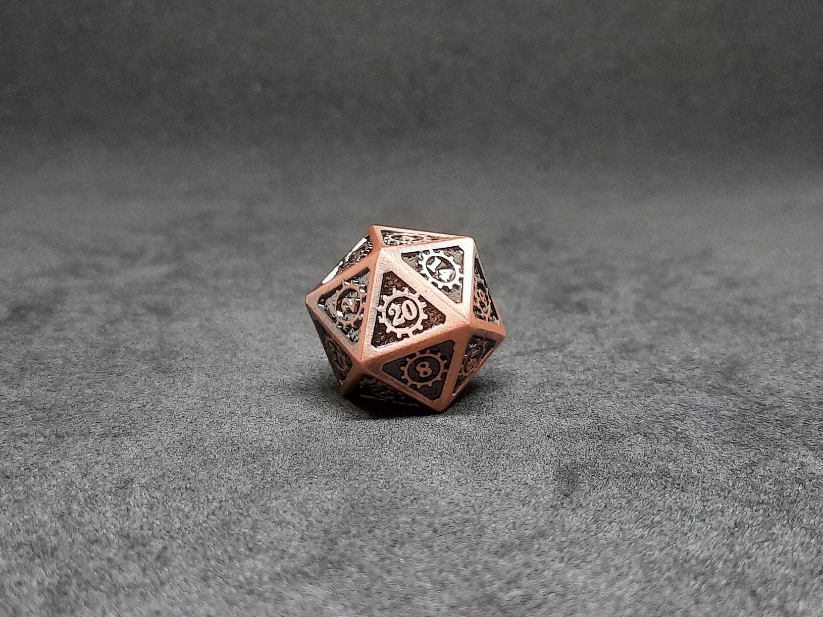 Complete Set of Bronze Metal Dice or Single Dice for Role-playing Games ...