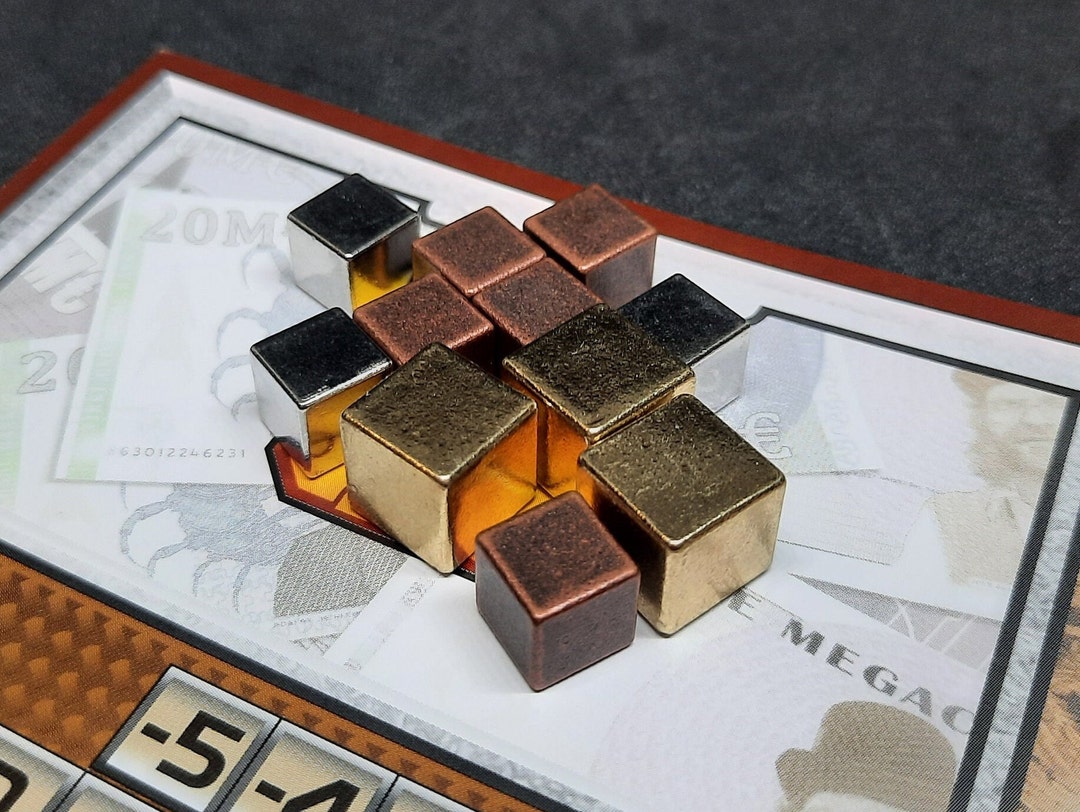 Ensemble de cubes en métal or argent cuivre mise à niveau - Etsy France