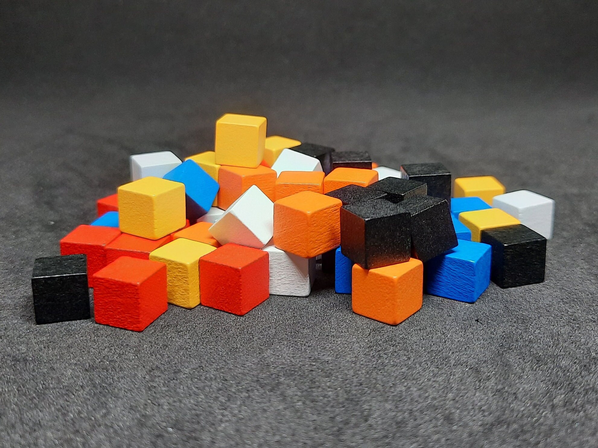 8mm Wooden Cubes 6 Different Colors Tokens for Board Game - Etsy UK