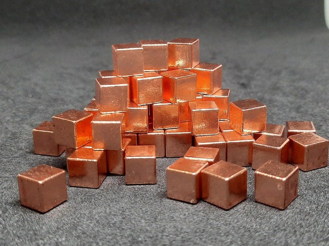 Copper Metal Cubes, 8mm, Tokens for Board Games - Etsy