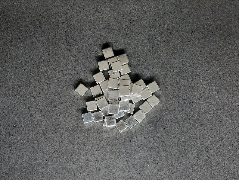 Silver Metal Cubes, 8mm, Tokens for Board Games - Etsy