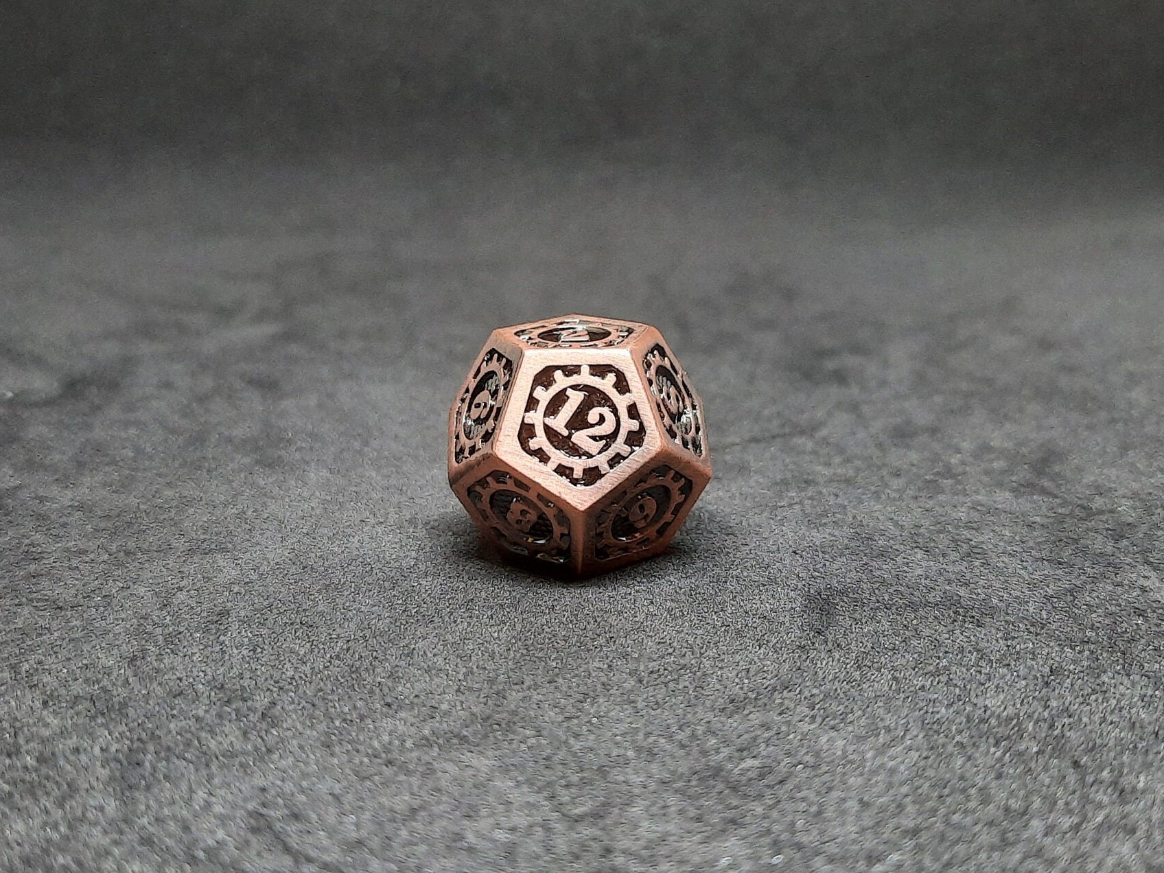 Complete Set of Bronze Metal Dice or Single Dice for Role-playing Games ...