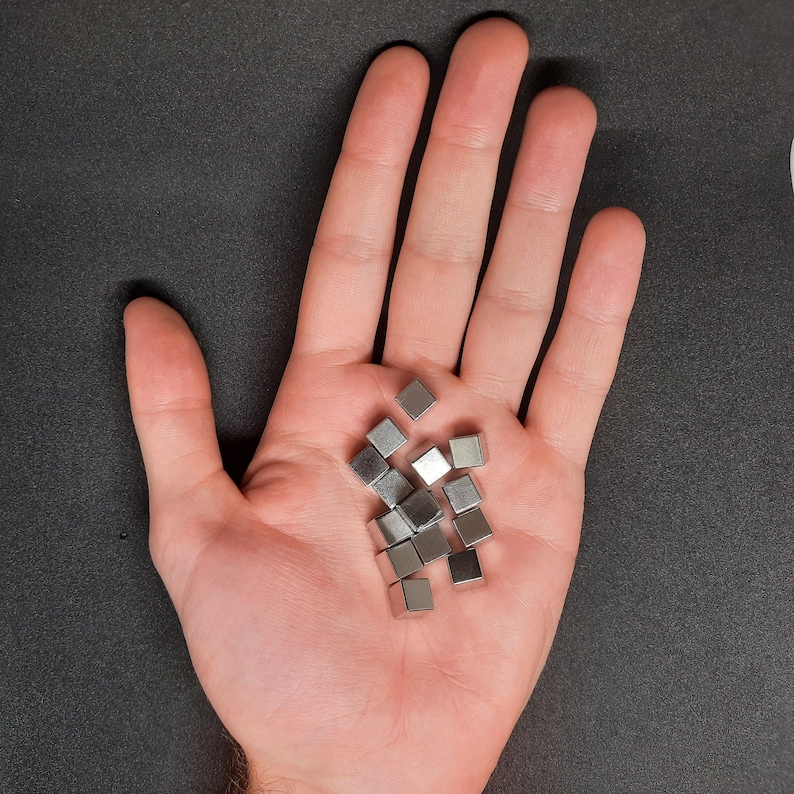 Silver Metal Cubes, 8mm, Tokens for Board Games - Etsy