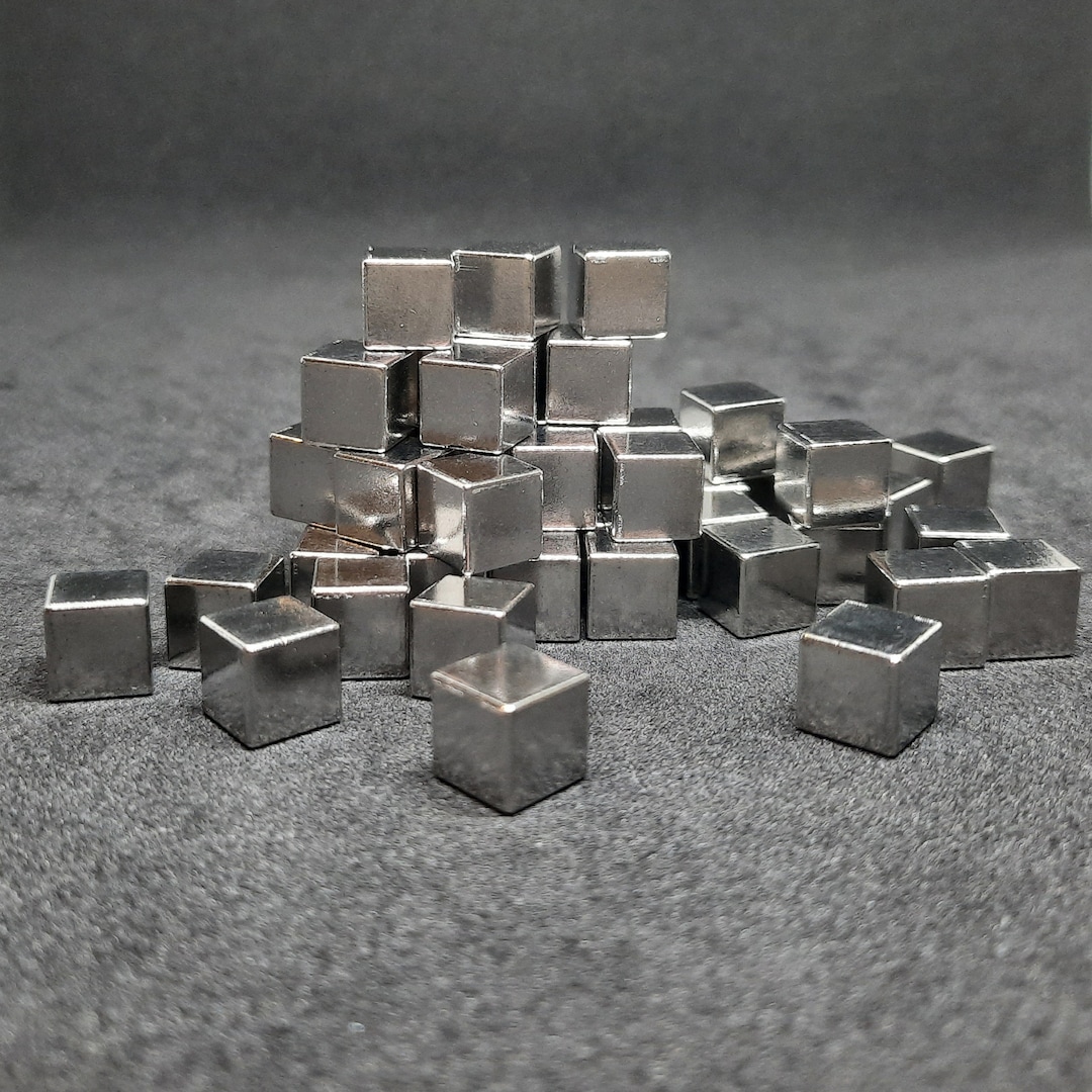 Silver Metal Cubes, 8mm, Tokens for Board Games - Etsy