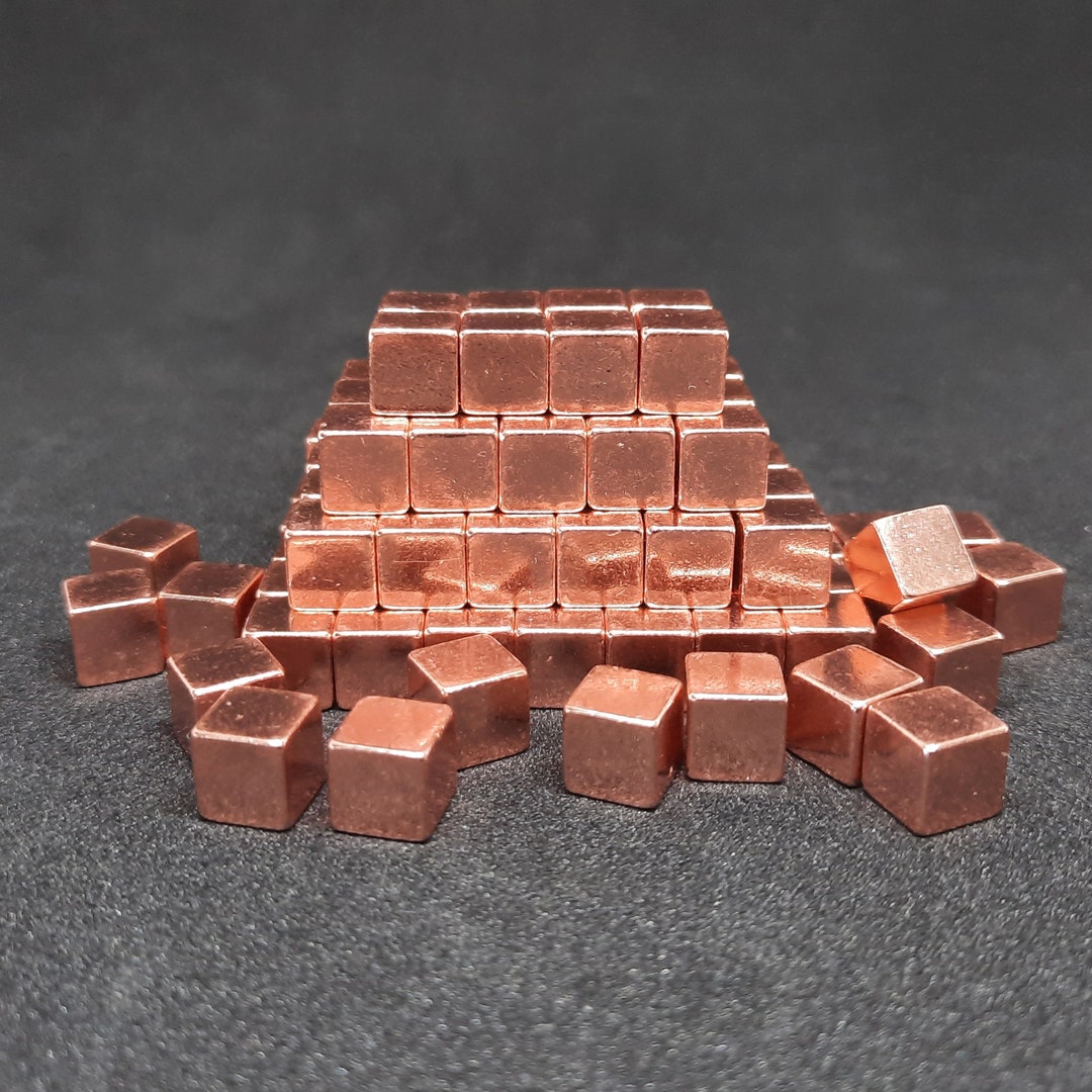 Copper Metal Cubes, 7mm, Tokens for Board Games - Etsy