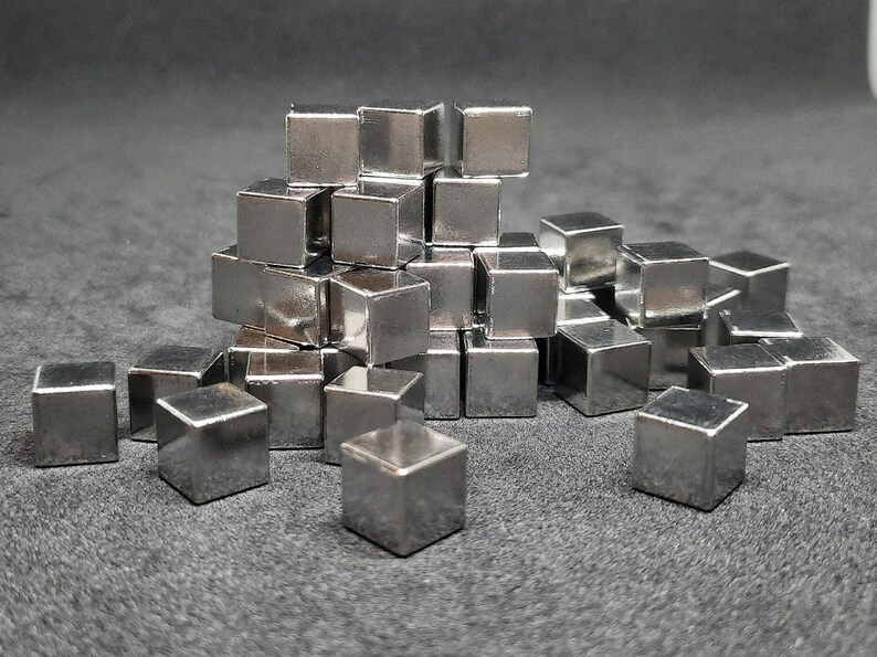 Silver Metal Cubes 8mm Tokens for Board Games - Etsy