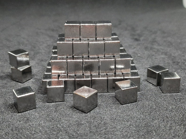 Silver Metal Cubes, 8mm, Tokens for Board Games - Etsy