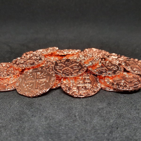 Copper Pirate Coins - Etsy