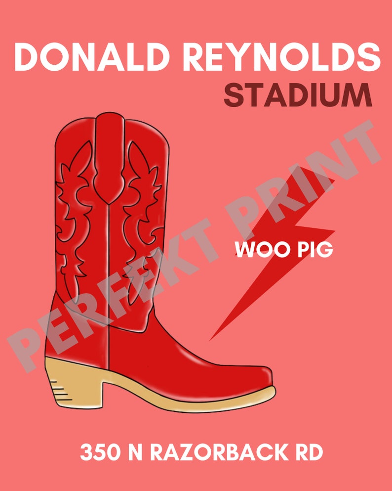 UARK Preppy Print Pack - Etsy