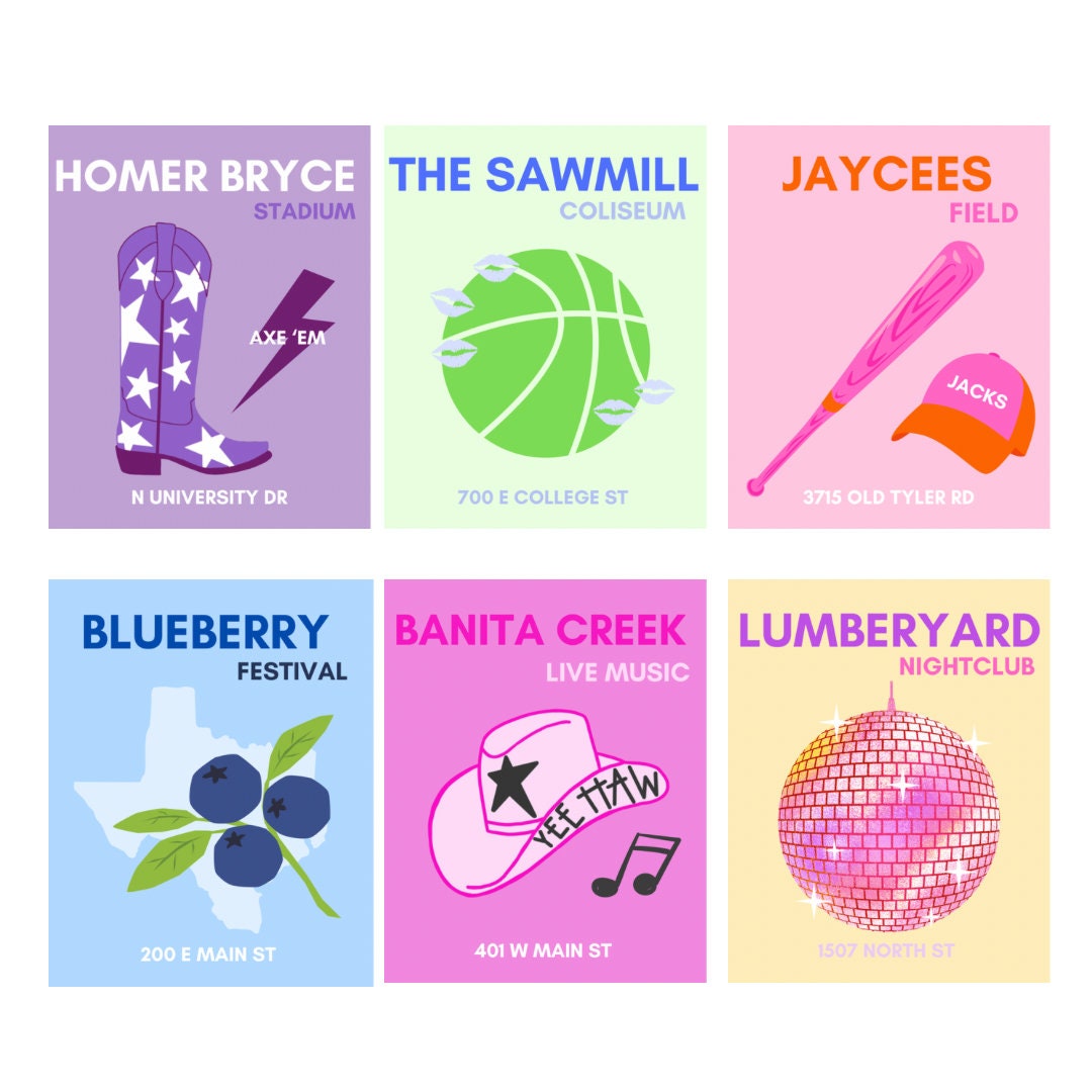 SFA Preppy Print Pack - Etsy