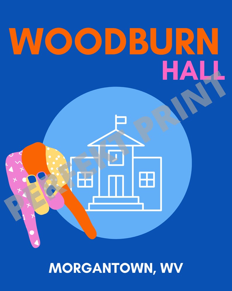 WVU Preppy Print Pack - Etsy