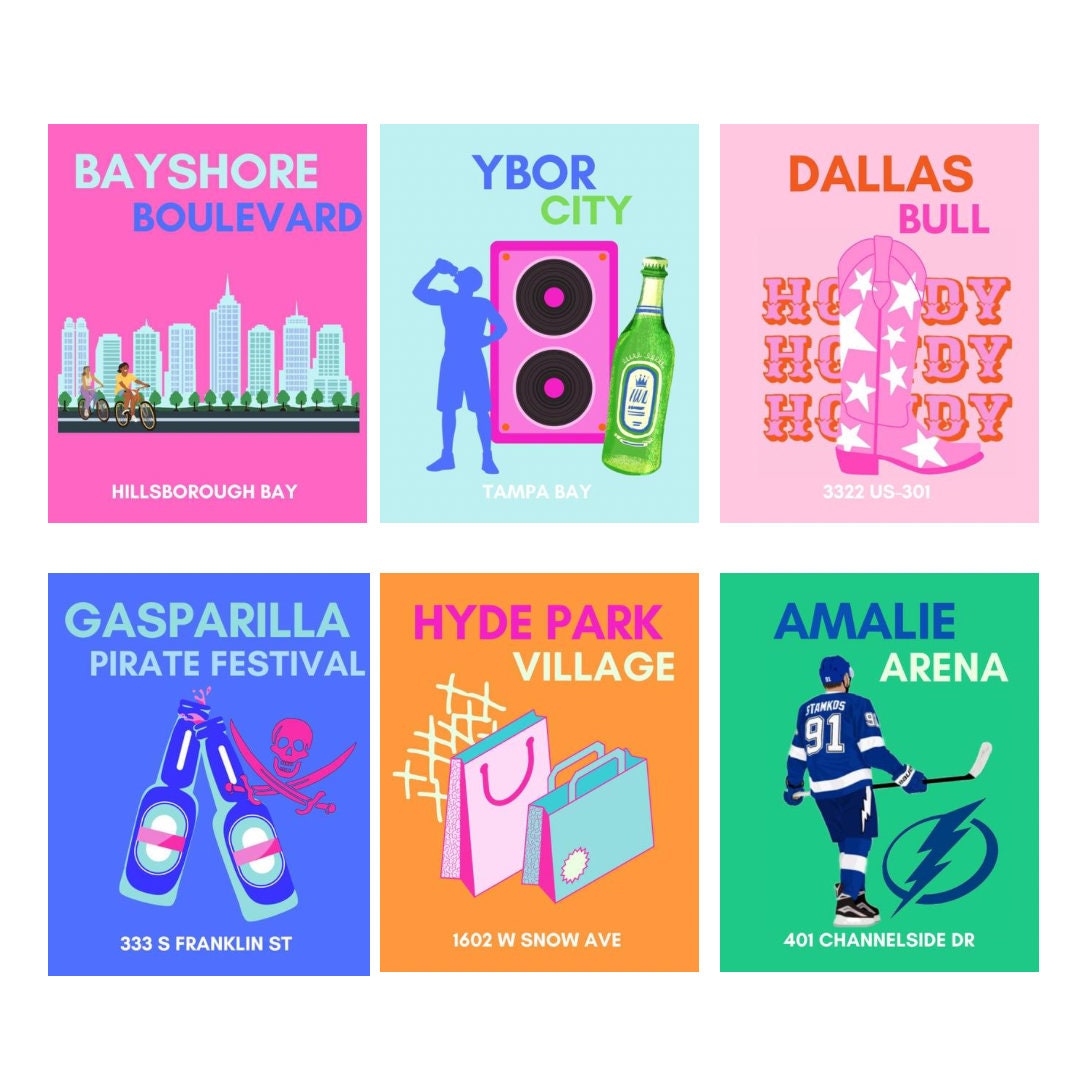 Custom University of Tampa Prints - Etsy