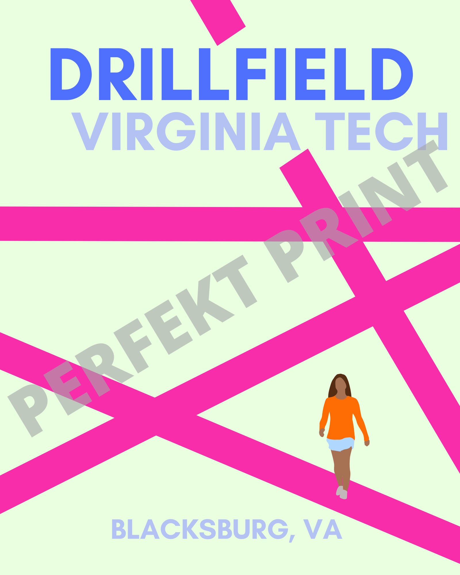 Custom Virginia Tech Print Pack - Etsy