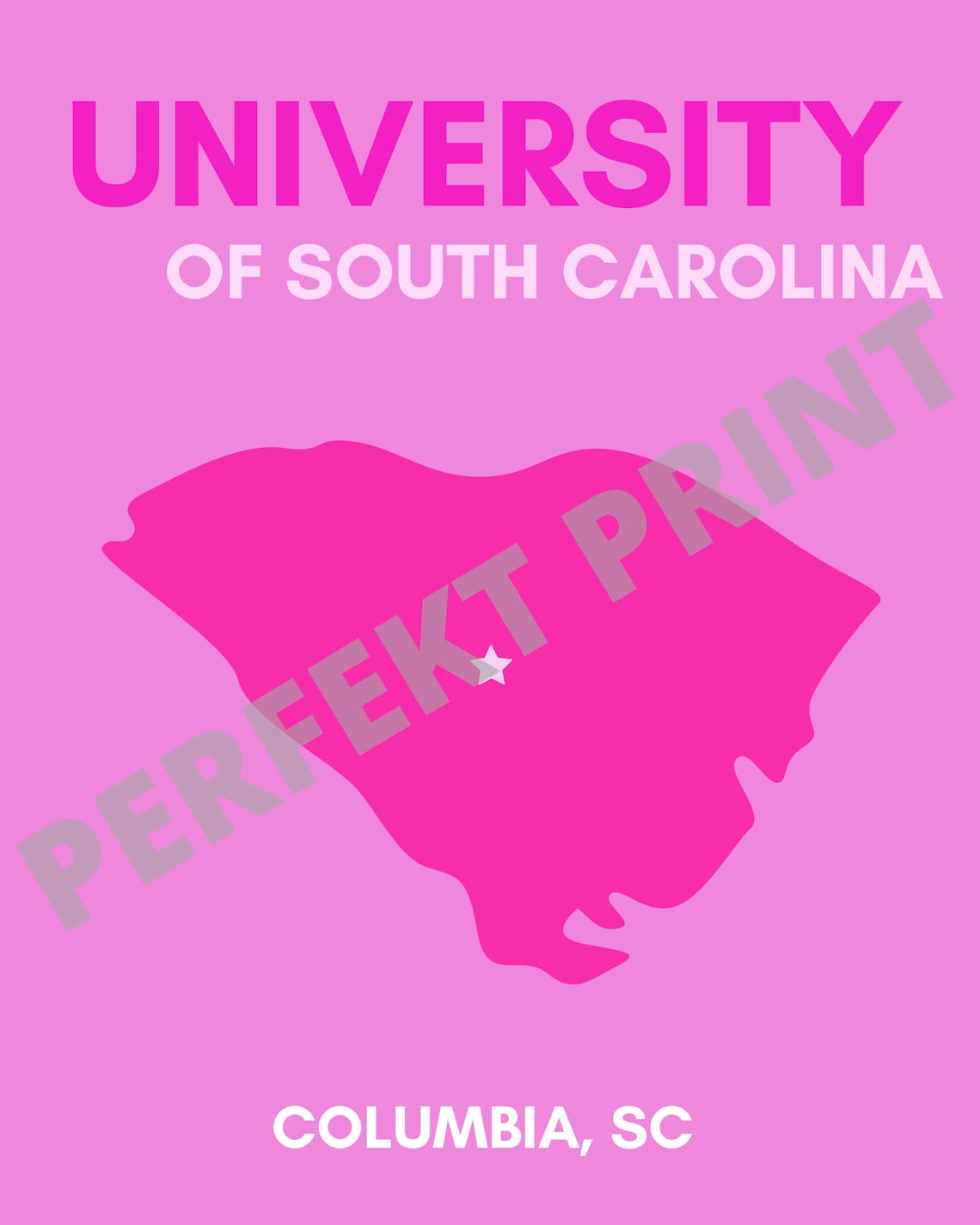 Custom University of South Carolina Print Pack - Etsy
