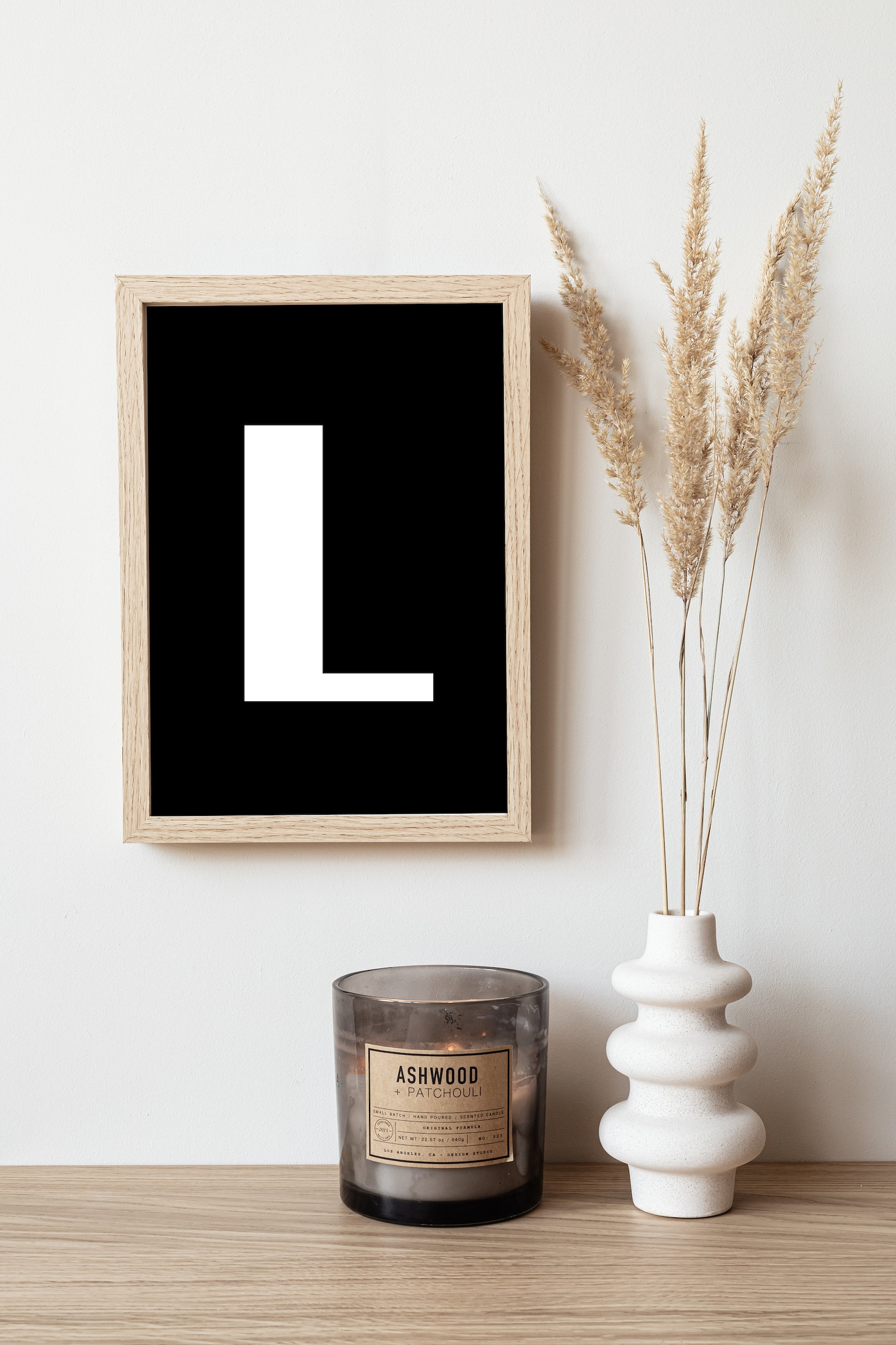 Printable Letter L, Alphabet Poster, Typography Wall Art, Digital ...