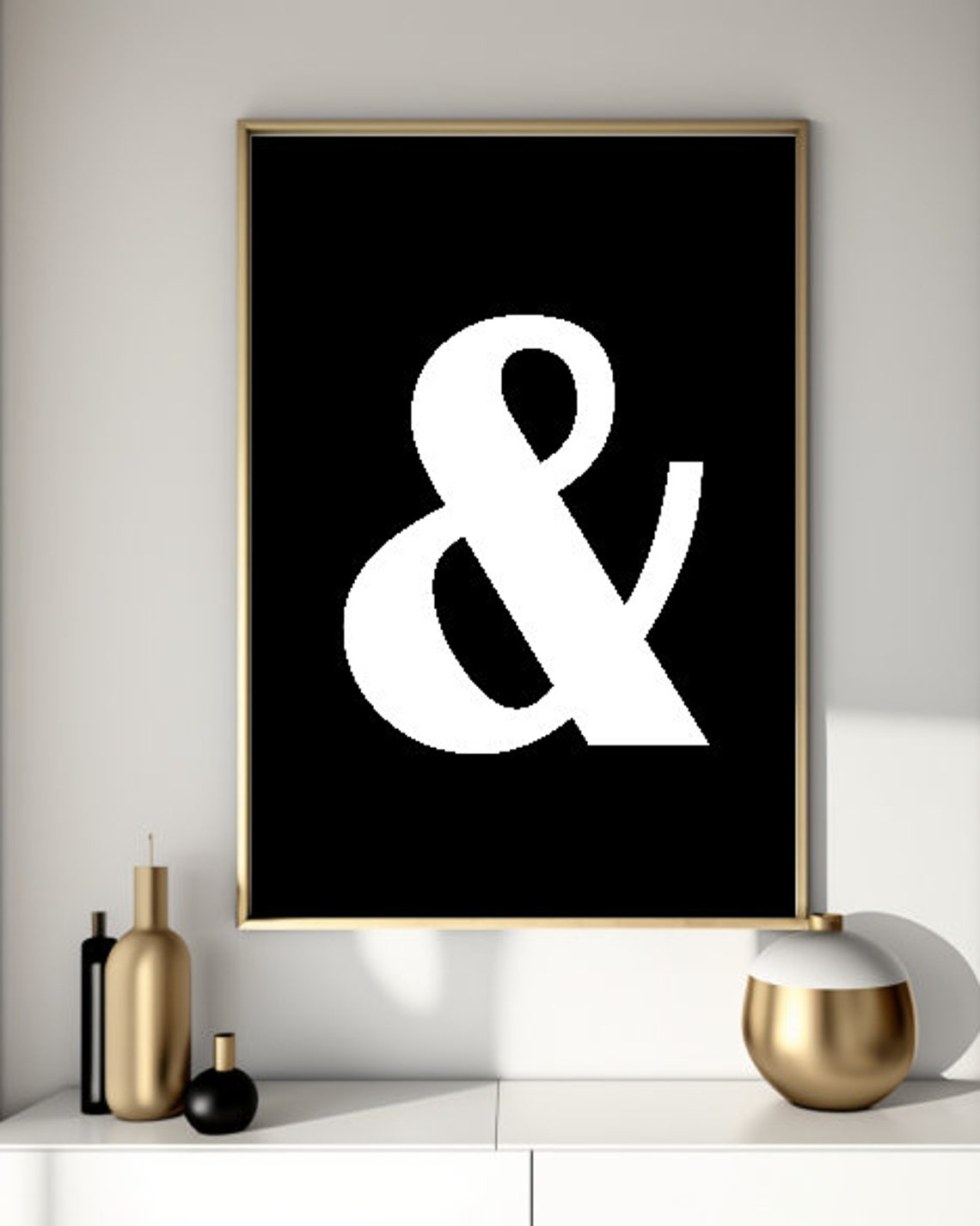 Printable Ampersand Symbol &' Alphabet Poster - Etsy