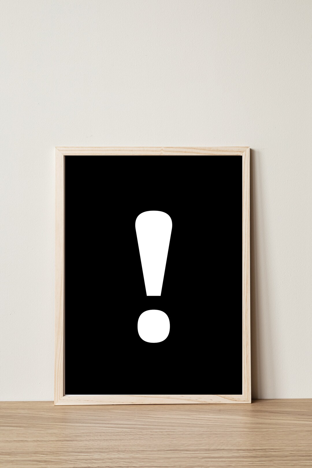 Printable Exclamation Point Symbol "!', Alphabet Poster, Typography and ...