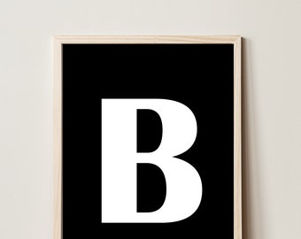 Positive Words Start With Letter B - Alphabet B, Monogram Letter ...