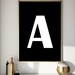 Printable Letter A, Alphabet Poster, Typography Wall Art, Digital ...