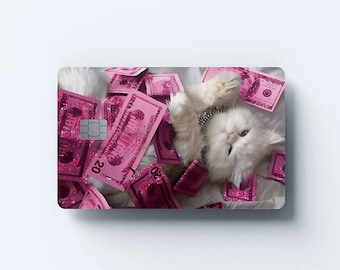 Credit Card Skin Cat - Etsy
