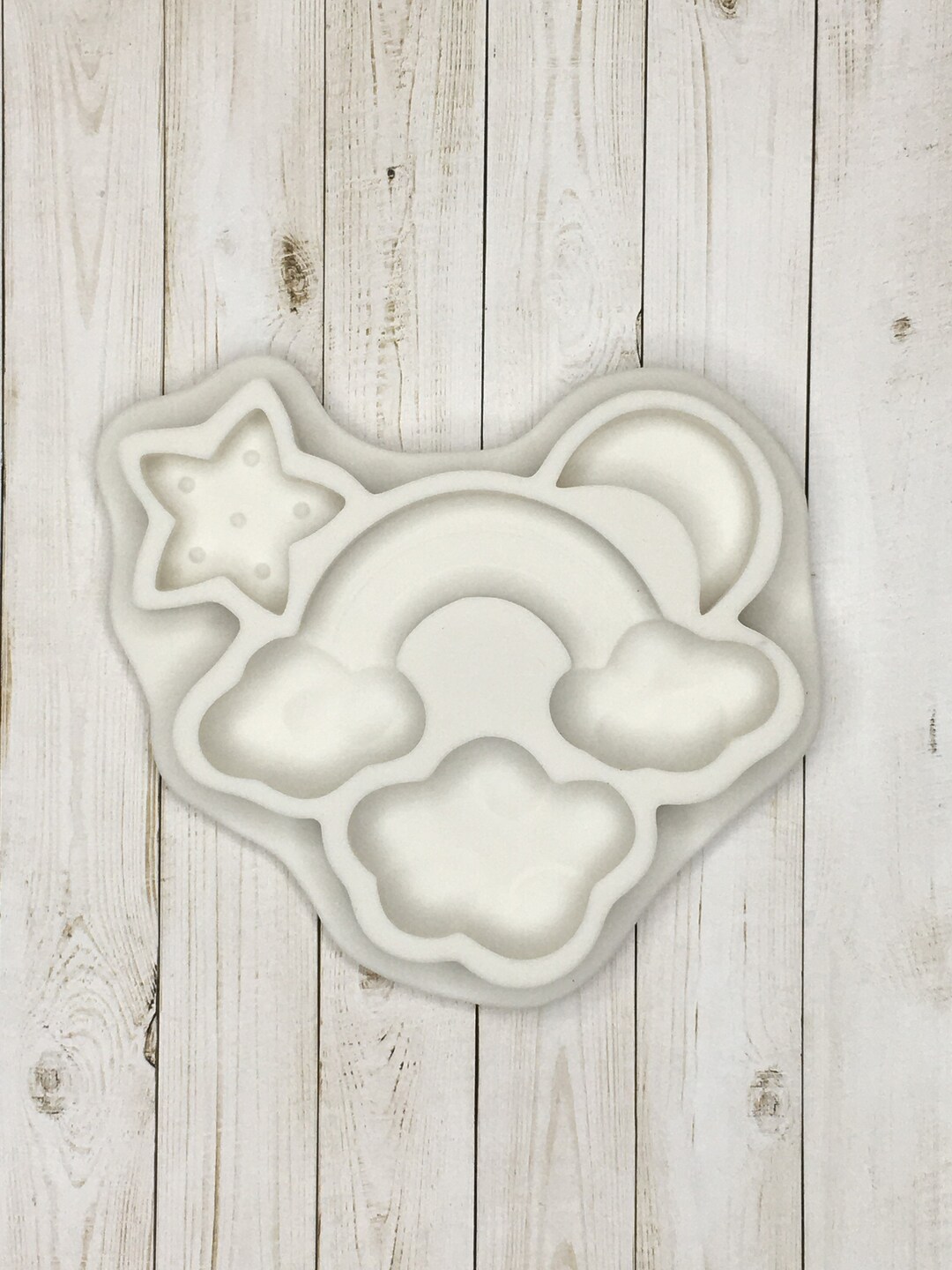 Rainbow and Clouds Silicone Mold - Etsy
