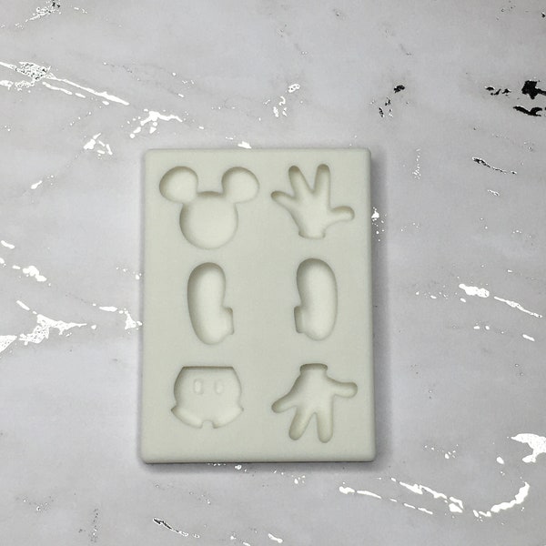Mickey Mouse Silicone Mold - Etsy