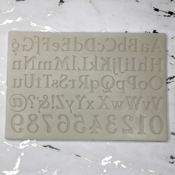 Alphabet Fondant Mold - Etsy
