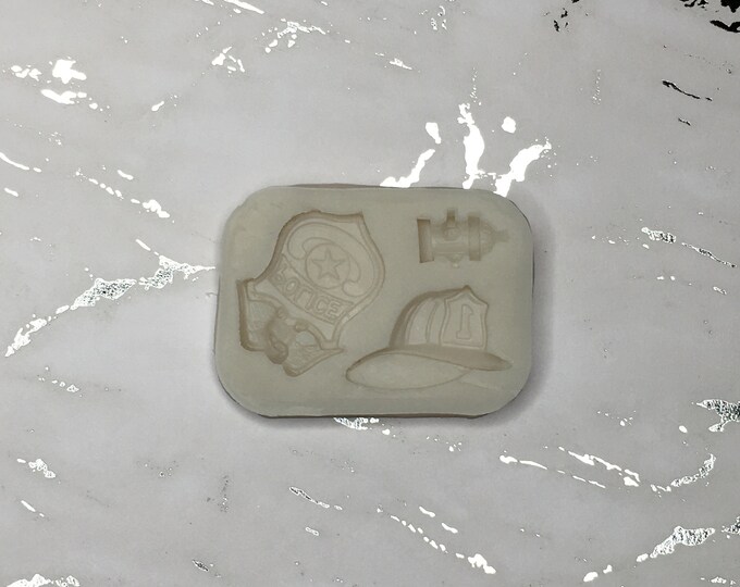 Police Theme Silicone Mold/police Badge Mold - Etsy