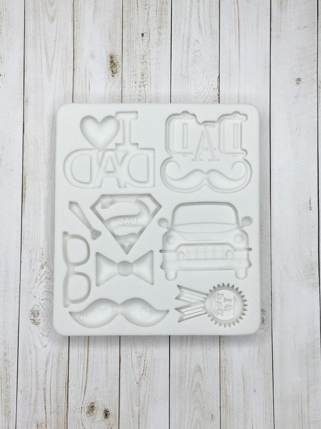 Dad Theme Silicone Mold/father's Day Silicone Mold - Etsy