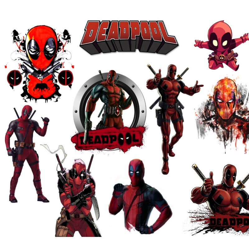 Deadpool Clip Art - Etsy